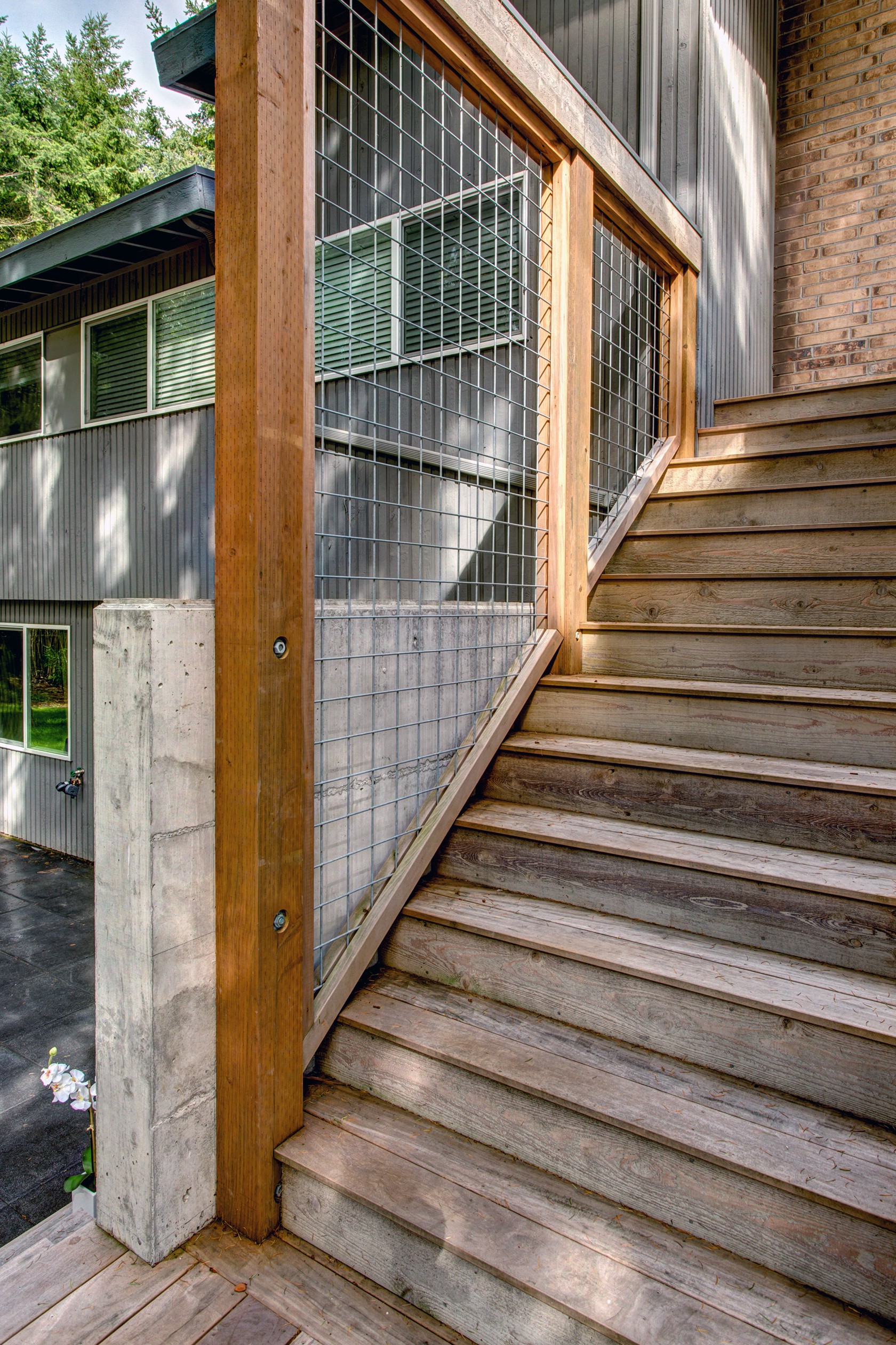 Modern Split – Split Level Exterior Makeover – Board & Vellum