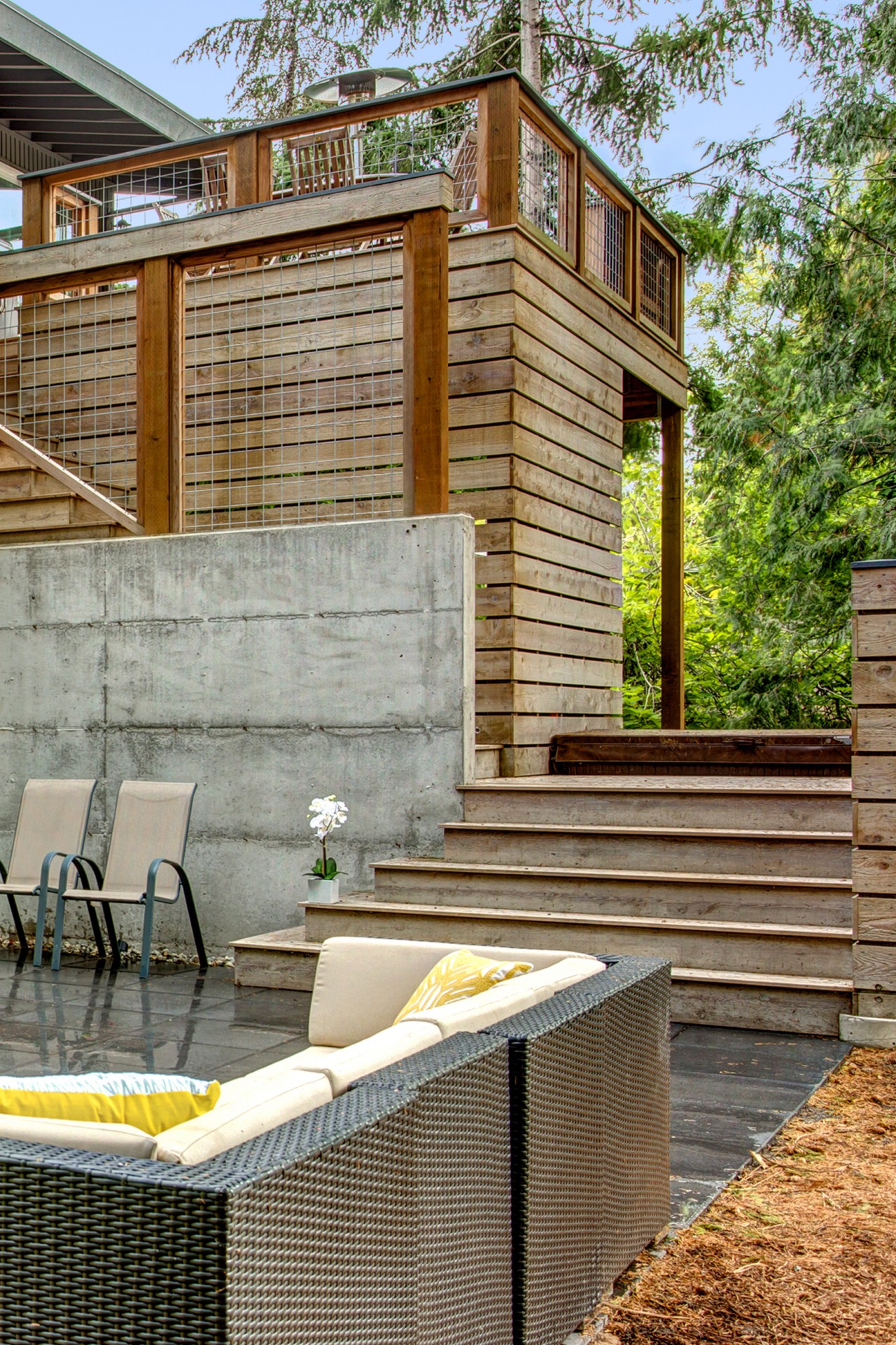 Modern Split – Split Level Exterior Makeover – Board & Vellum