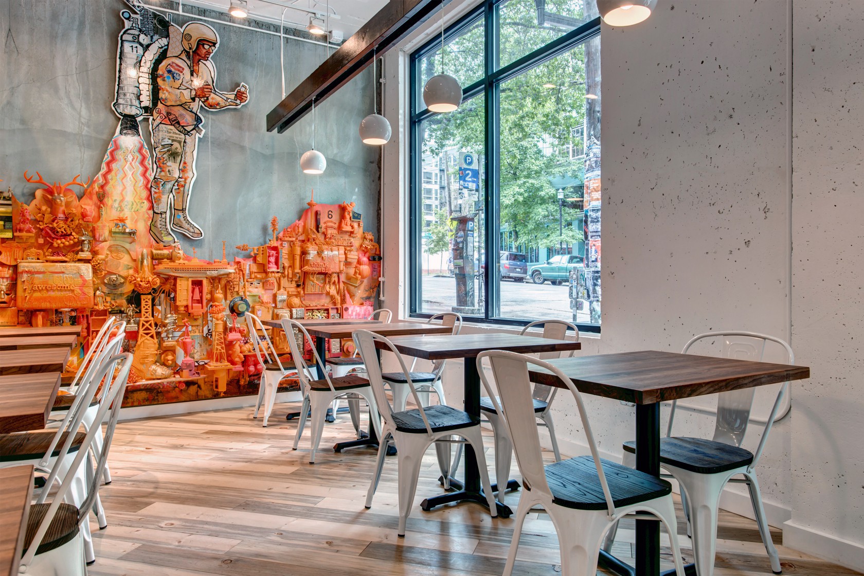 Oasis Tea Zone Capitol Hill – Retail Café Design – Board & Vellum