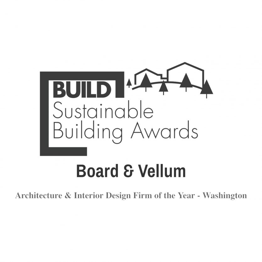 BUILD Sustainable Building Awards 2019 – Board & Vellum