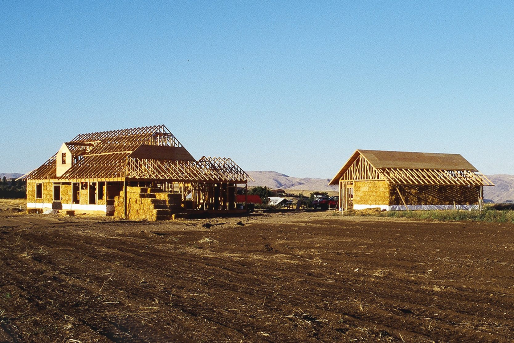 Our First Bale House – Board & Vellum