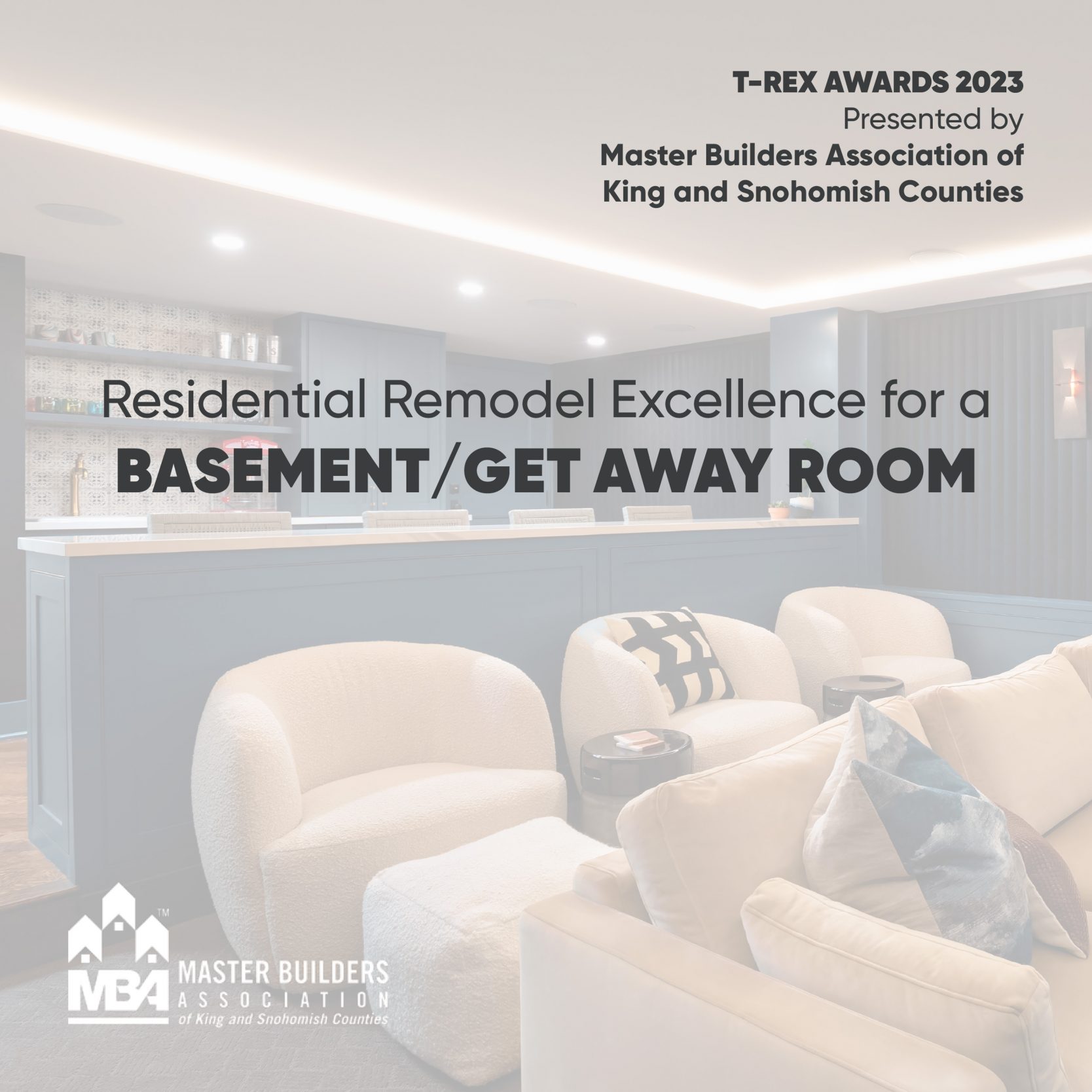 2023 REX/T-REX Award for a Basement/Get Away Room – Board & Vellum