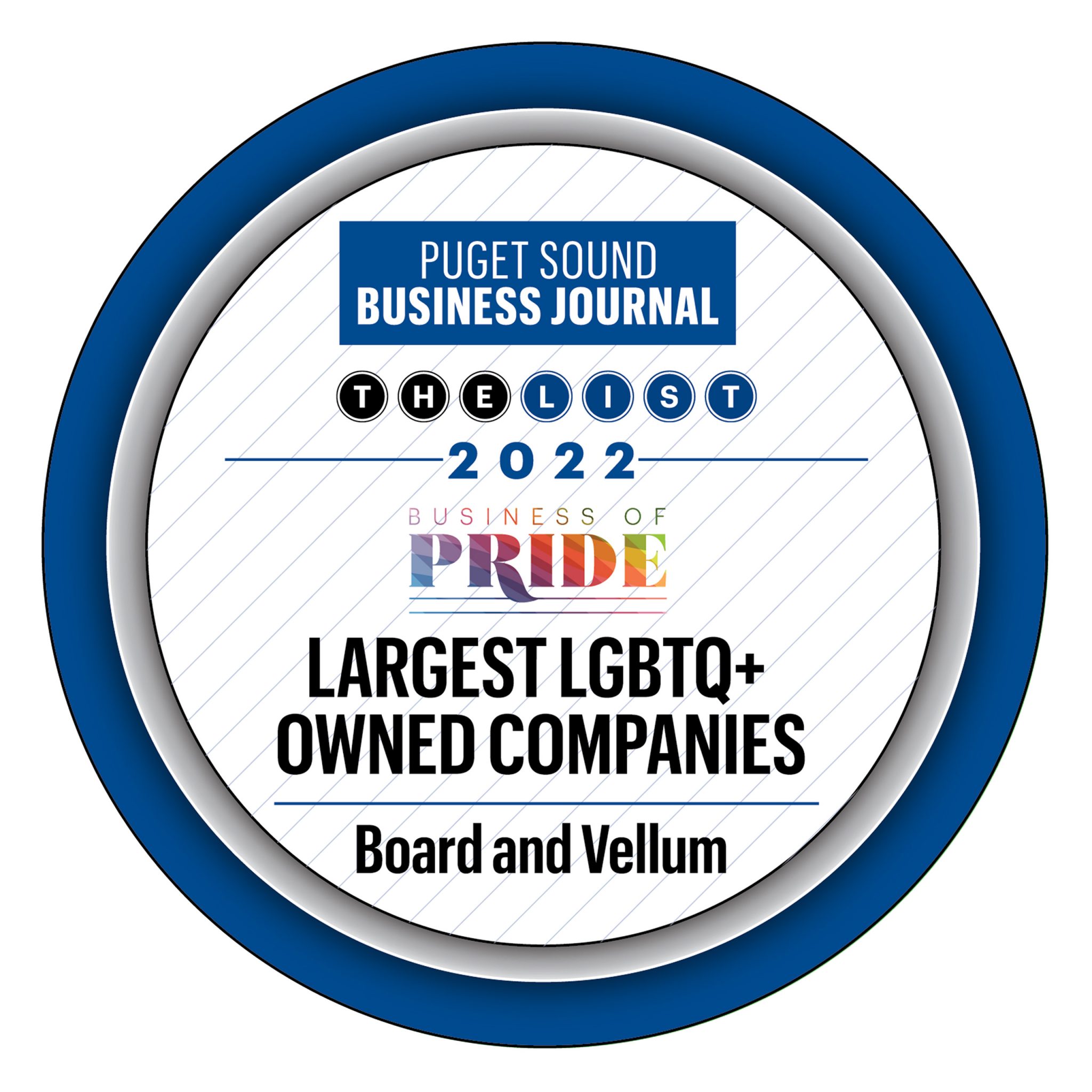 PSBJ’s Largest LGTBQ-Owned Companies of 2022 – Board & Vellum