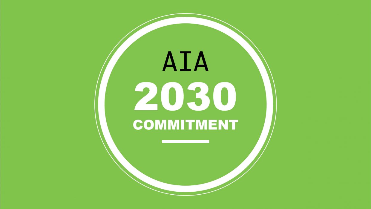 AIA 2030 Commitment – Sustainable Practices at Board & Vellum AIA 2030 Commitment – Sustainable Practices at Board & Vellum